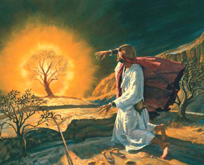 Moses Burning Bush Cross Stitch Pattern***LOOK***