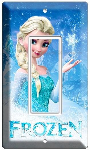 DISNEY FROZEN ELSA SINGLE GFI LIGHT SWITCH OUTLET PLATE CHILDREN'S ...