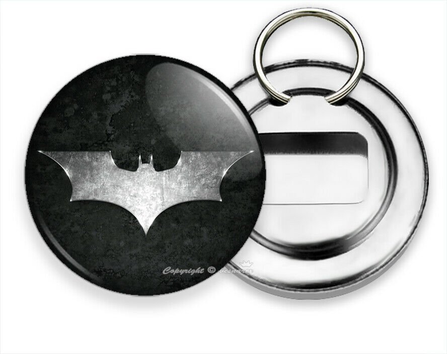 BATMAN DARK KNIGHT SUPERHERO LOGO EMBLEM SYMBOL BEER SODA BOTTLE OPENER ...
