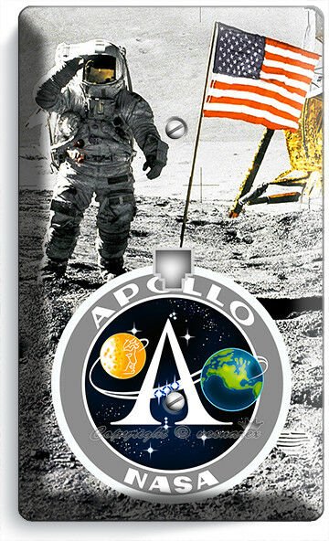 NASA SPACE ASTRONAUT APOLLO MOON LANDING PHONE TELEPHONE WALL COVER ...