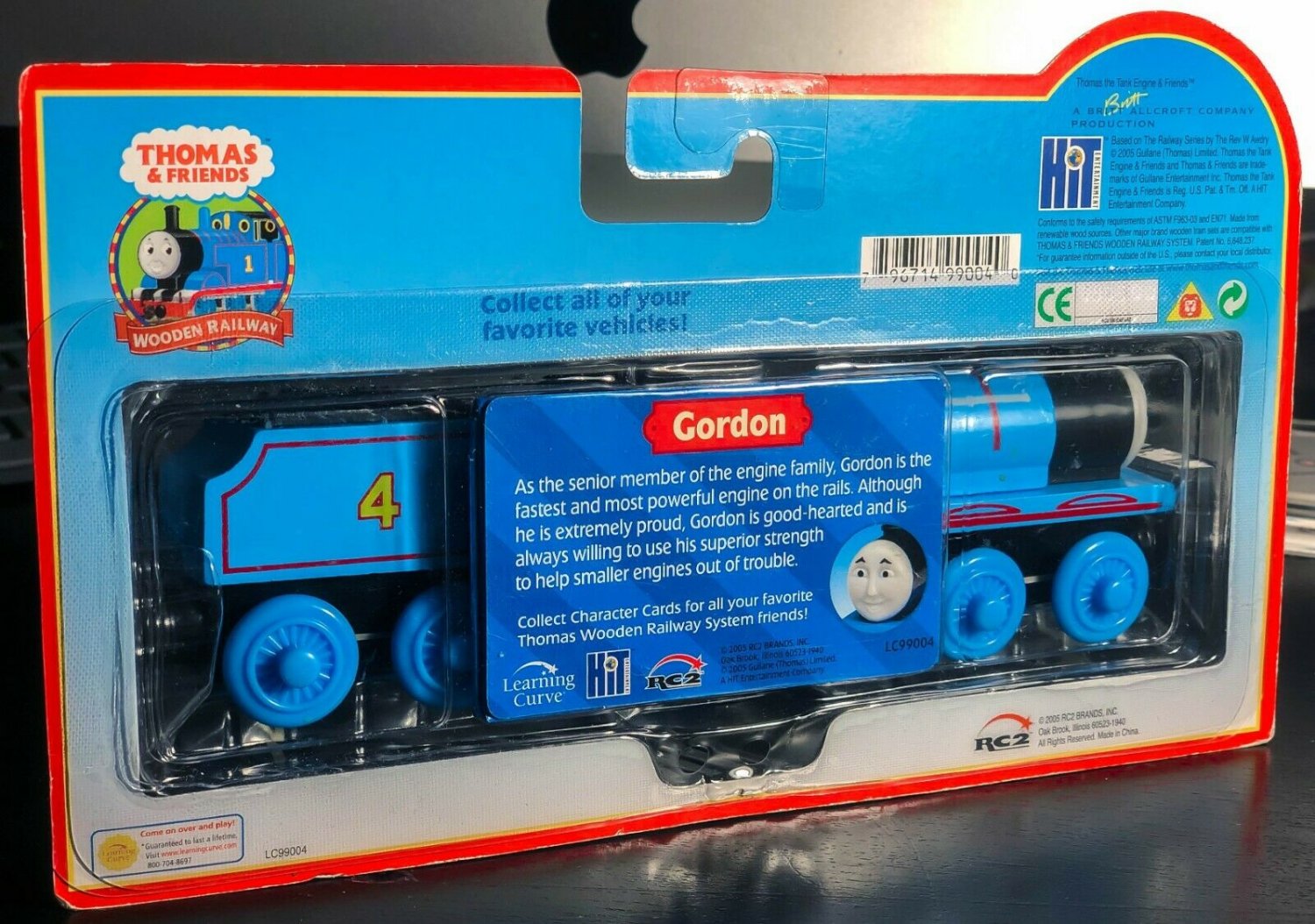 Thomas TANK Train Friends WOODEN RAILWAY 2005 GORDON express ENGINE ...