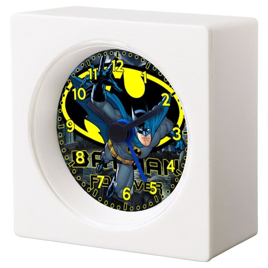 BATMAN FOREVER SUPERHERO ALARM CLOCK BOYS BEDROOM MAN CAVE HOME ROOM ...