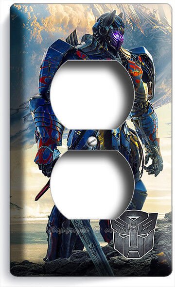 AUTOBOT OPTIMUS PRIME TRANSFORMERS OUTLET WALL PLATES MAN CAVE GAME ...