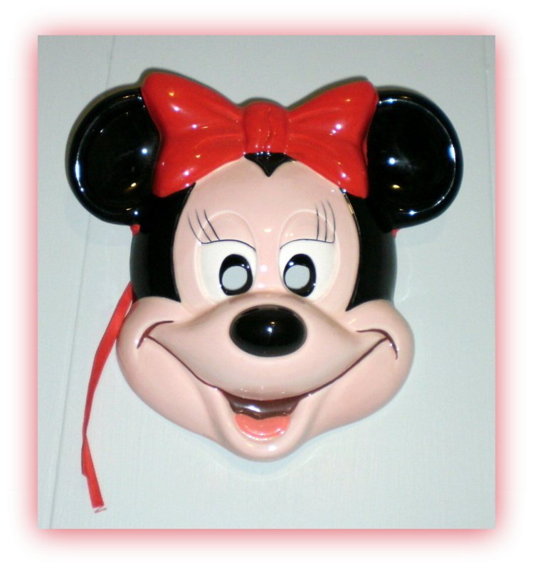 True Vintage Japan Minnie Mouse Ceramic Mask
