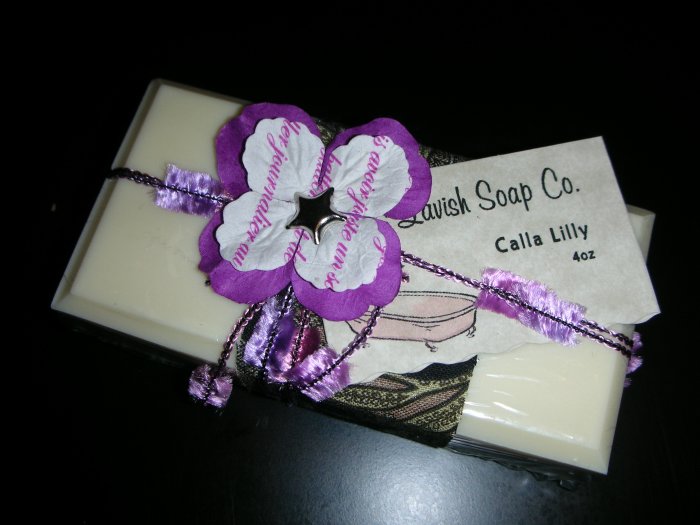 Calla Lily 4oz Soap Bar