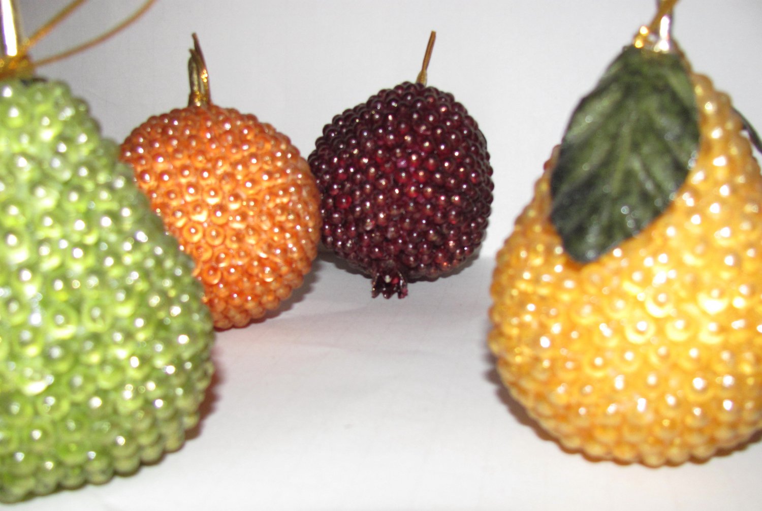 Beaded Fruit 7 pcs. Lifesize! Mark Roberts Flemish Collection