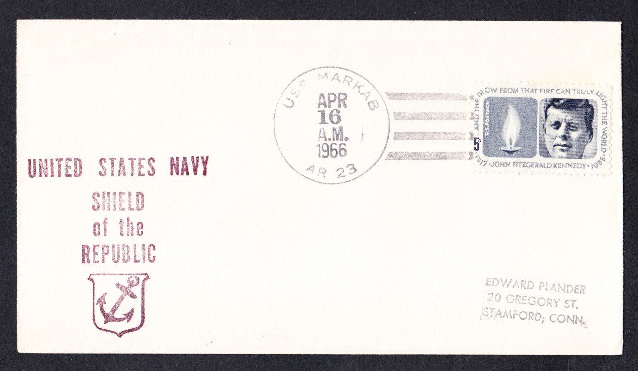 USS MARKAB AR-23 Naval Cover