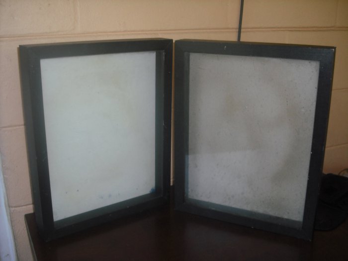 2 Black Frame Photo/Shadow boxes NEW
