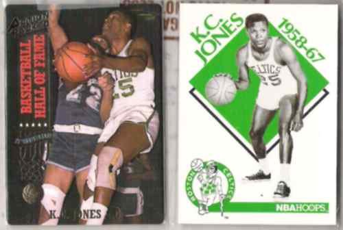 KC JONES (2) Card Lot - 1993 Action Packed + 90 Hoops