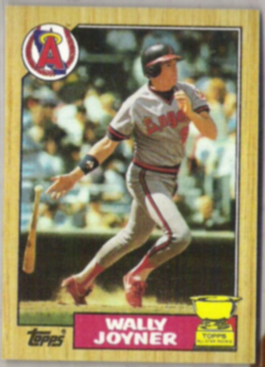 WALLY JOYNER 1987 Topps #80. ANGELS