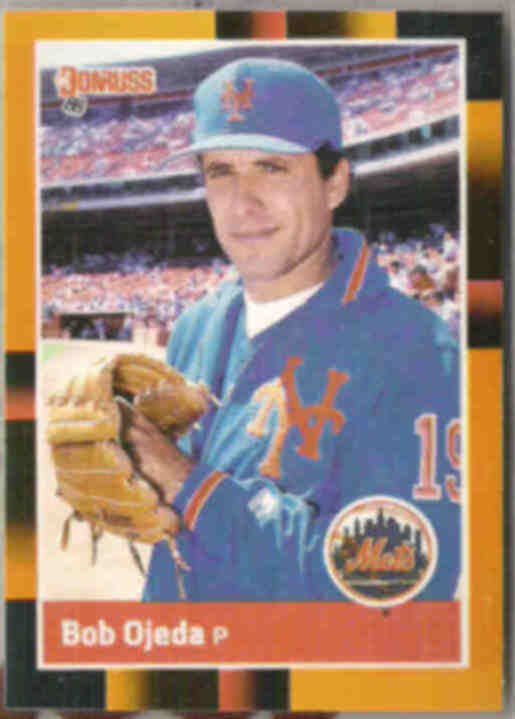 BOB OJEDA 1988 Donruss Best Odd #238. METS