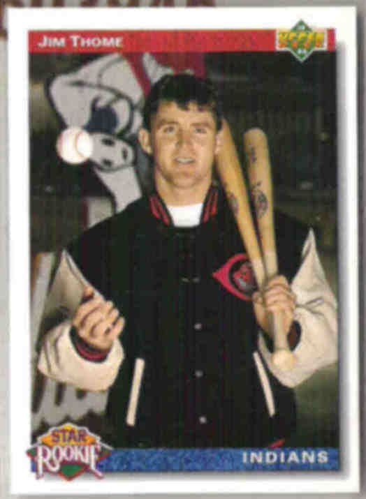 JIM THOME 1992 Upper Deck Star Rookie #5. INDIANS