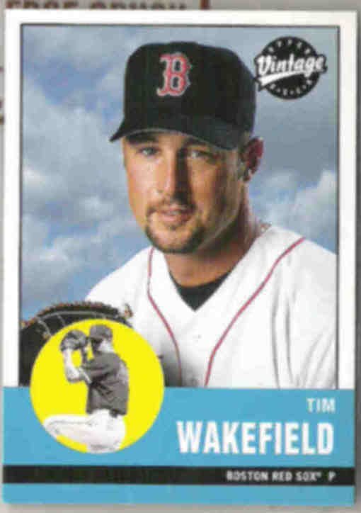 TIM WAKEFIELD 2001 Upper Deck Vintage #102. RED SOX