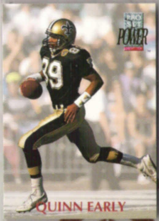 QUINN EARLY 1992 Pro Set Power #294. SAINTS