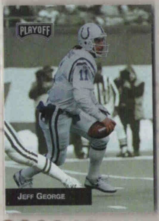 JEFF GEORGE 1993 Playoff #26. COLTS