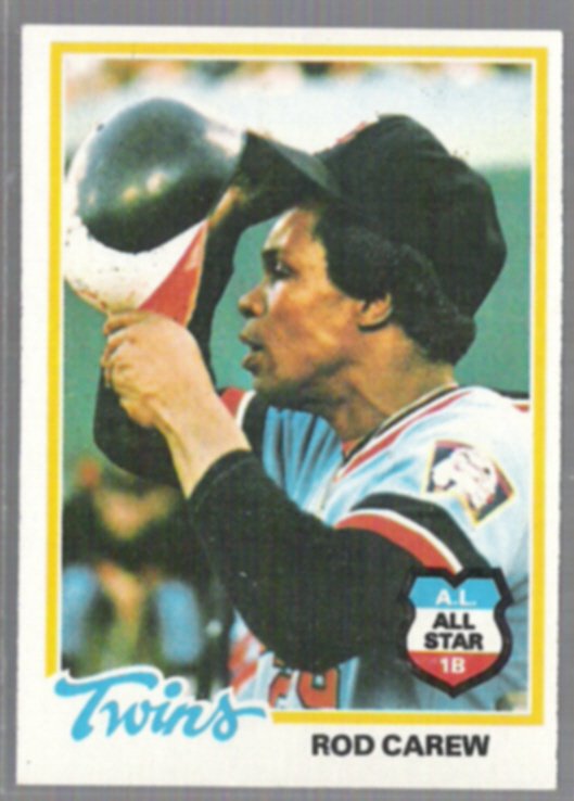 ROD CAREW 1978 Topps #580. TWINS
