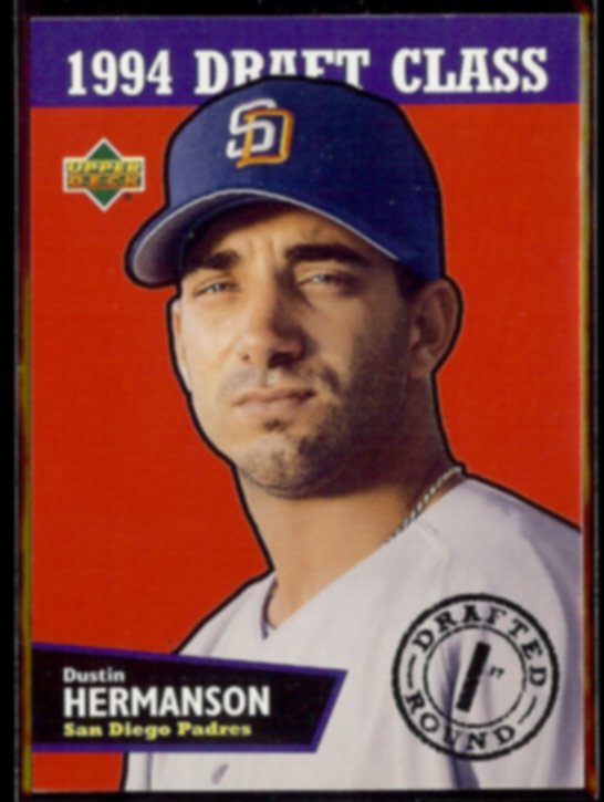 DUSTIN HERMANSON 1994 Upper Deck Draft Class #217. PADRES