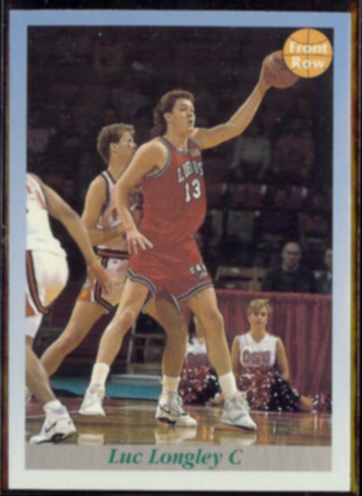 LUC LONGLEY 1991 Front Row #37. NEW MEXICO