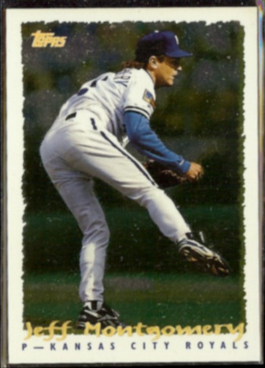 JEFF MONTGOMERY 1995 Topps Special Effect Insert #119. ROYALS