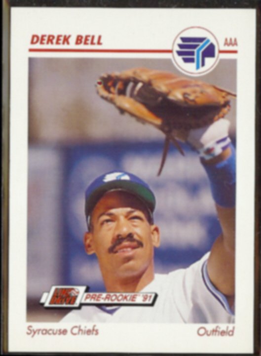 DEREK BELL 1991 Impel Line Drive Pre Rookie #501. CHIEFS