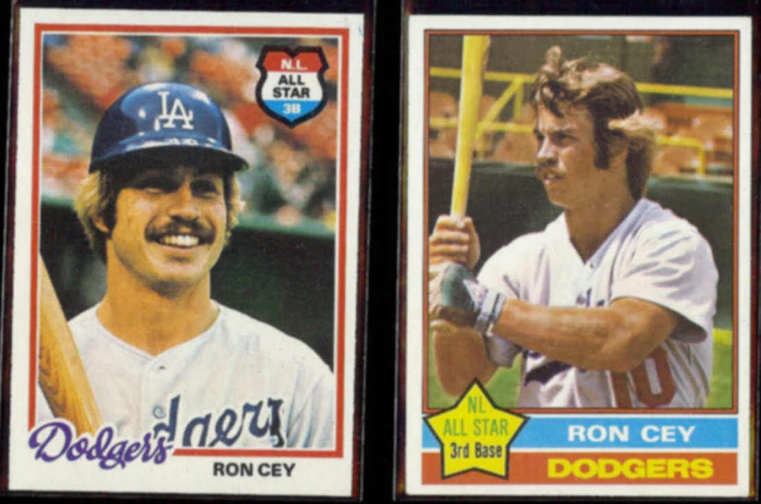 RON CEY 1976 Topps #370 + 1978 Topps #630. DODGERS