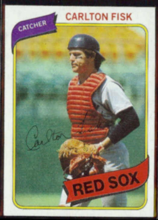 CARLTON FISK 1980 Topps #40. RED SOX