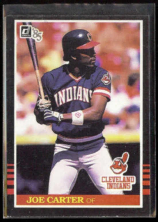 JOE CARTER 1985 Donruss #616. INDIANS
