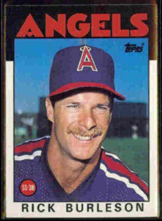 RICK BURLESON 1986 Topps Traded #16T. ANGELS