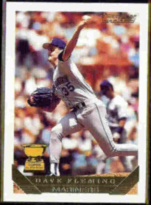 DAVE FLEMING 1993 Topps GOLD Insert #45. MARINERS