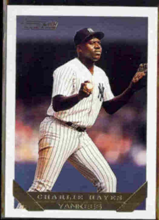 CHARLIE HAYES 1993 Topps GOLD Insert #142. YANKEES