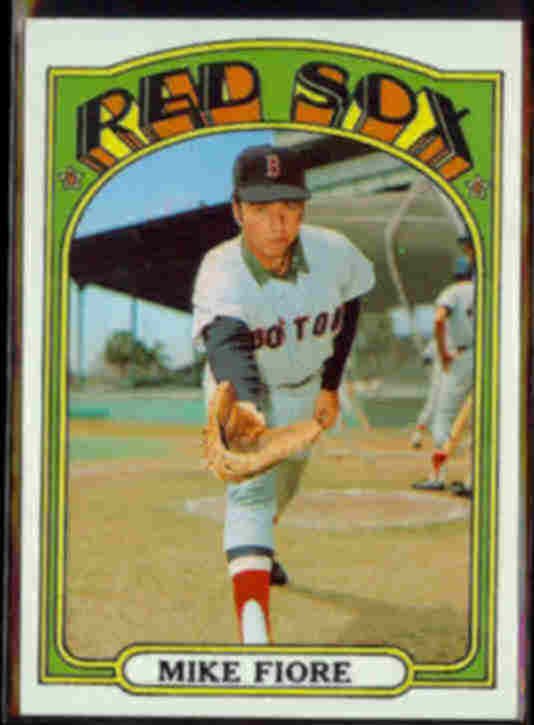 MIKE FIORE 1972 Topps #199. RED SOX