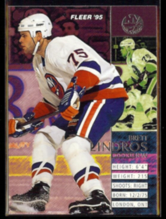 BRETT LINDROS 1994 Fleer #125. ISLANDERS