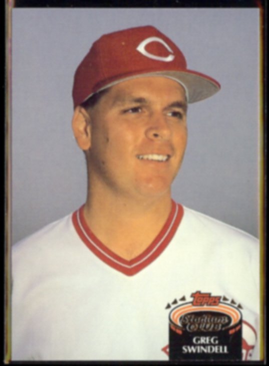 GREG SWINDELL 1992 Stadium Club #673. REDS