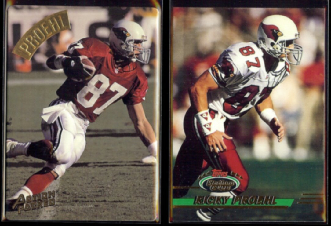 RICKY PROEHL 1994 Action Packed #93 + 1993 Stadium Club #212. CARDS