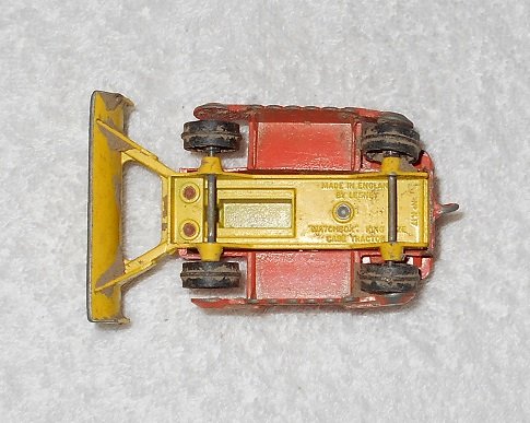 Matchbox King Size - K17 Case Tractor - Taylor Woodrow - Orange - Metal ...