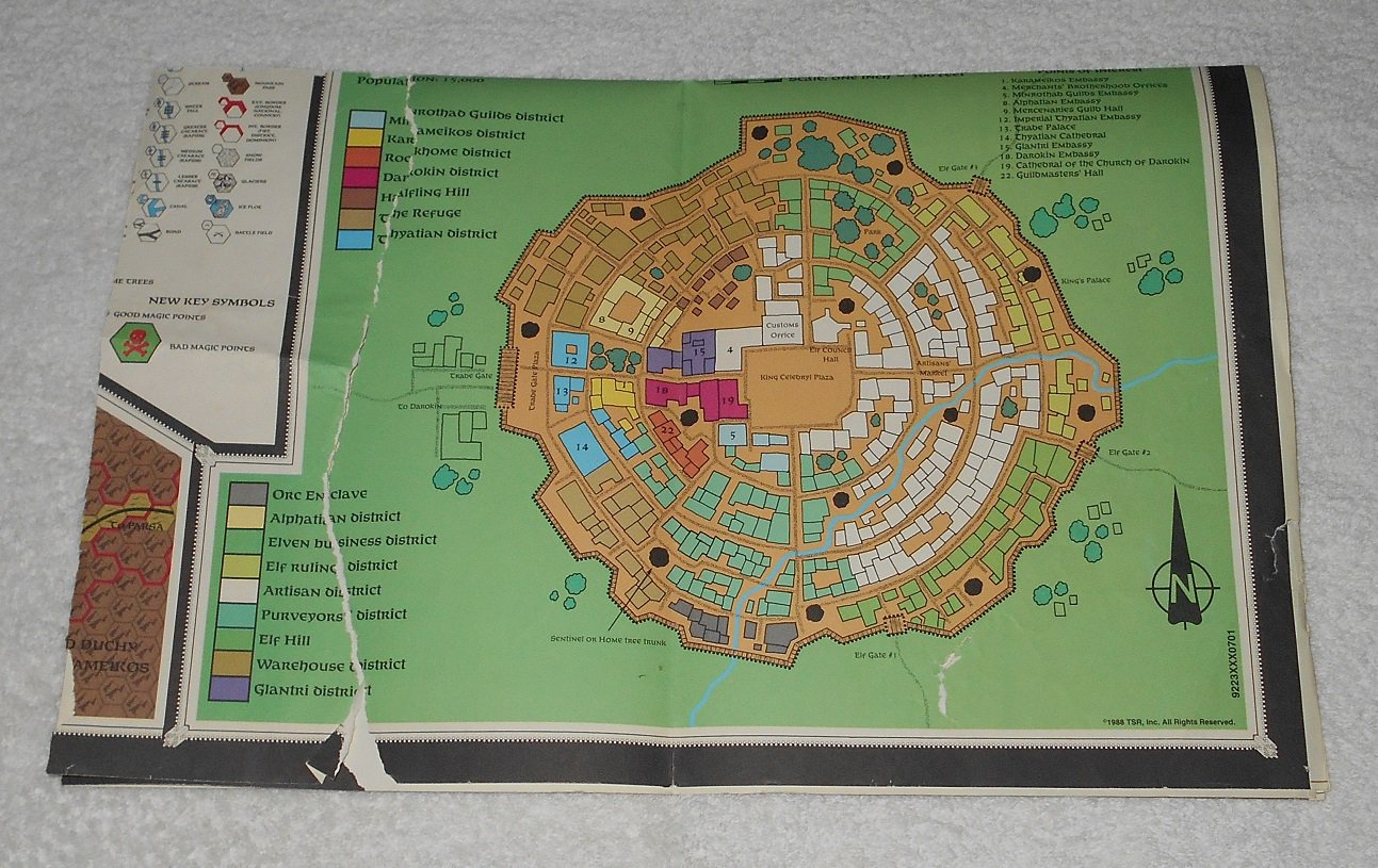 TSR 9223 - The Elves Of Alfheim - Dungeons & Dragons - Gazetteer - Book ...