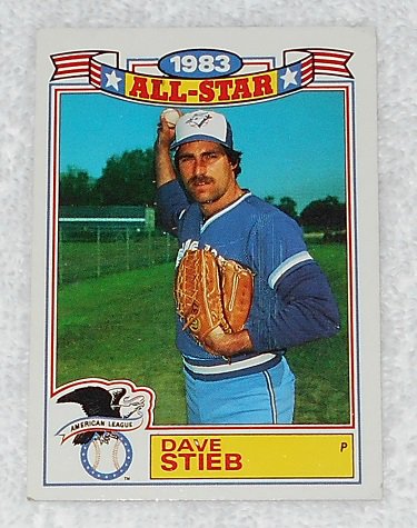 Dave Stieb - Card # 10 - Topps - Baseball - 1983 All Star Game ...