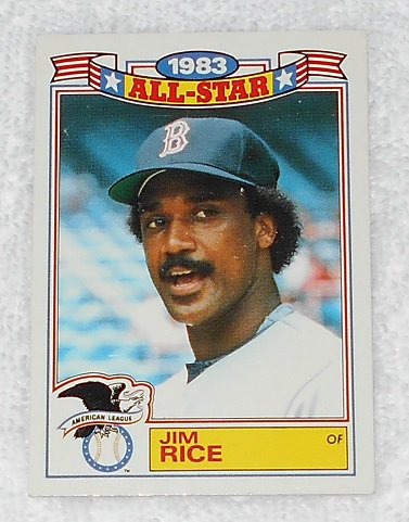 Jim Rice - Card # 6 - Topps - Baseball - 1983 All Star Game ...
