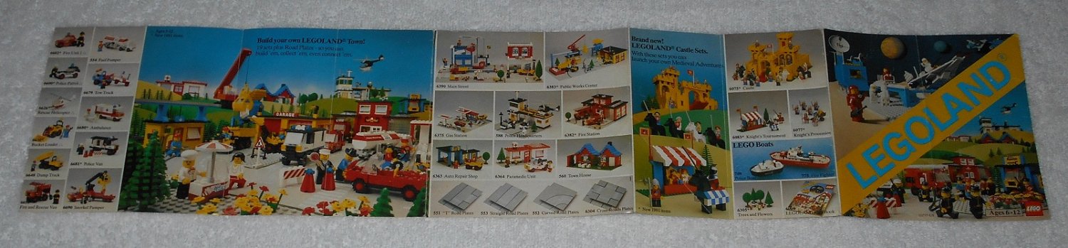 LEGO - 1981 Catalog - Space & Town Cover - 11717-US - Fold Out Format ...