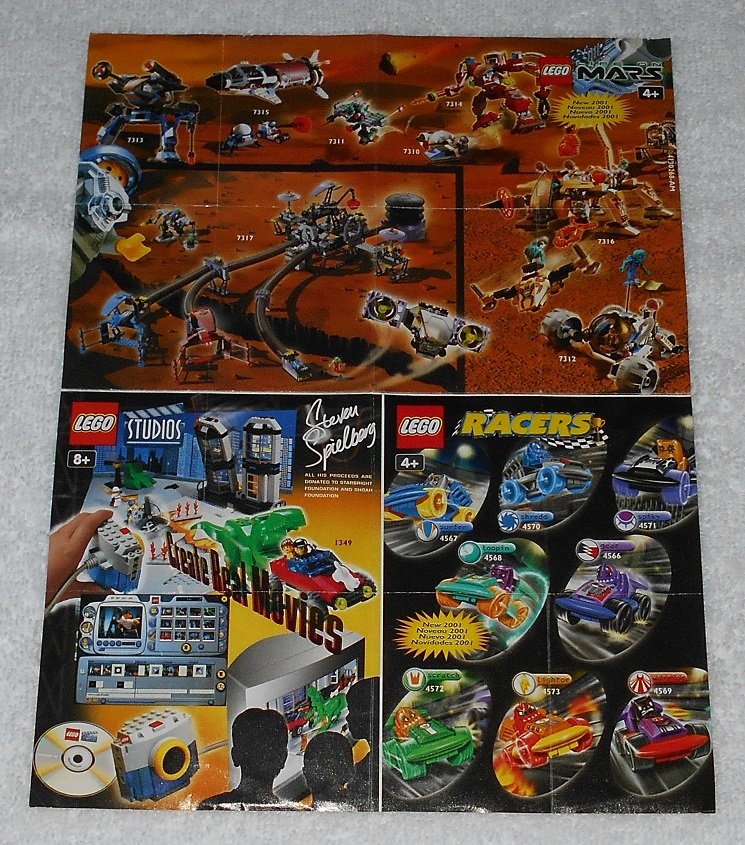 LEGO - Life On Mars, Studios & Racers Poster / Catalog - 2001 - 4130268 ...