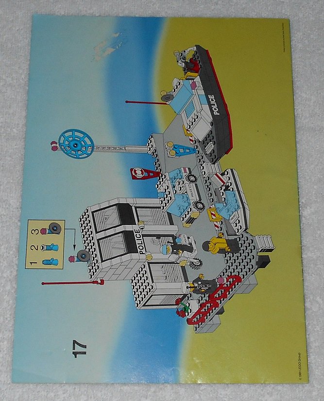 LEGO 6540 - Pier Police - Town - 1991 - Instructions Only