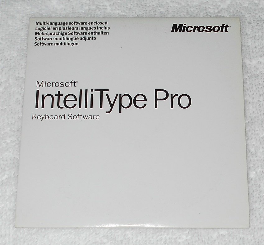Microsoft - Intellitype Pro - Keyboard Software - CD-ROM w/ Sleeve ...