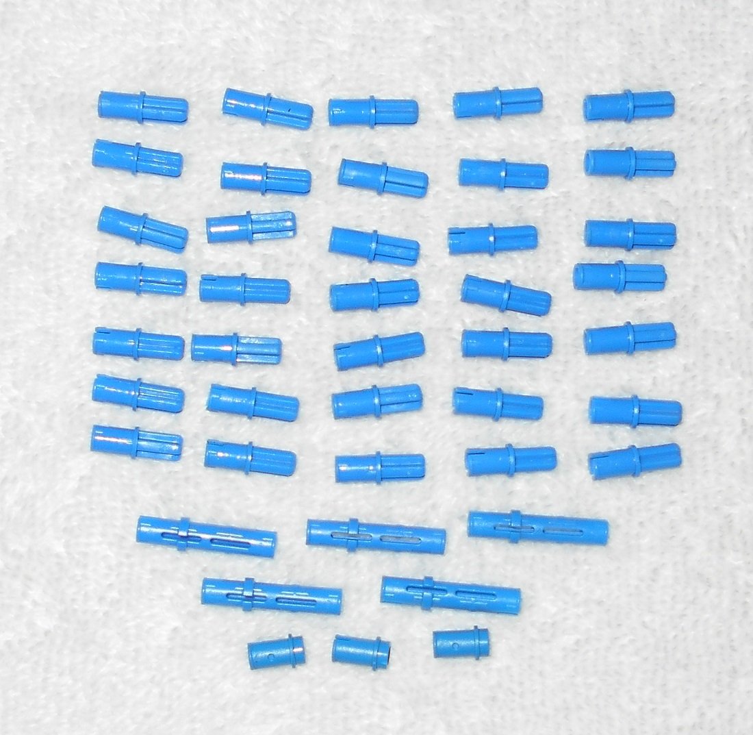 LEGO Technic - (x43) Various Pins - Blue - Part # 43093 6558 4274