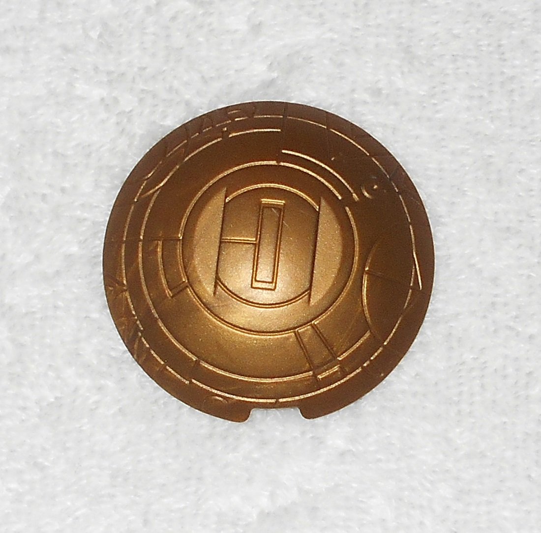 McDonalds - Happy Meal Treasure Planet Compass Only - Gold Plastic - 2002