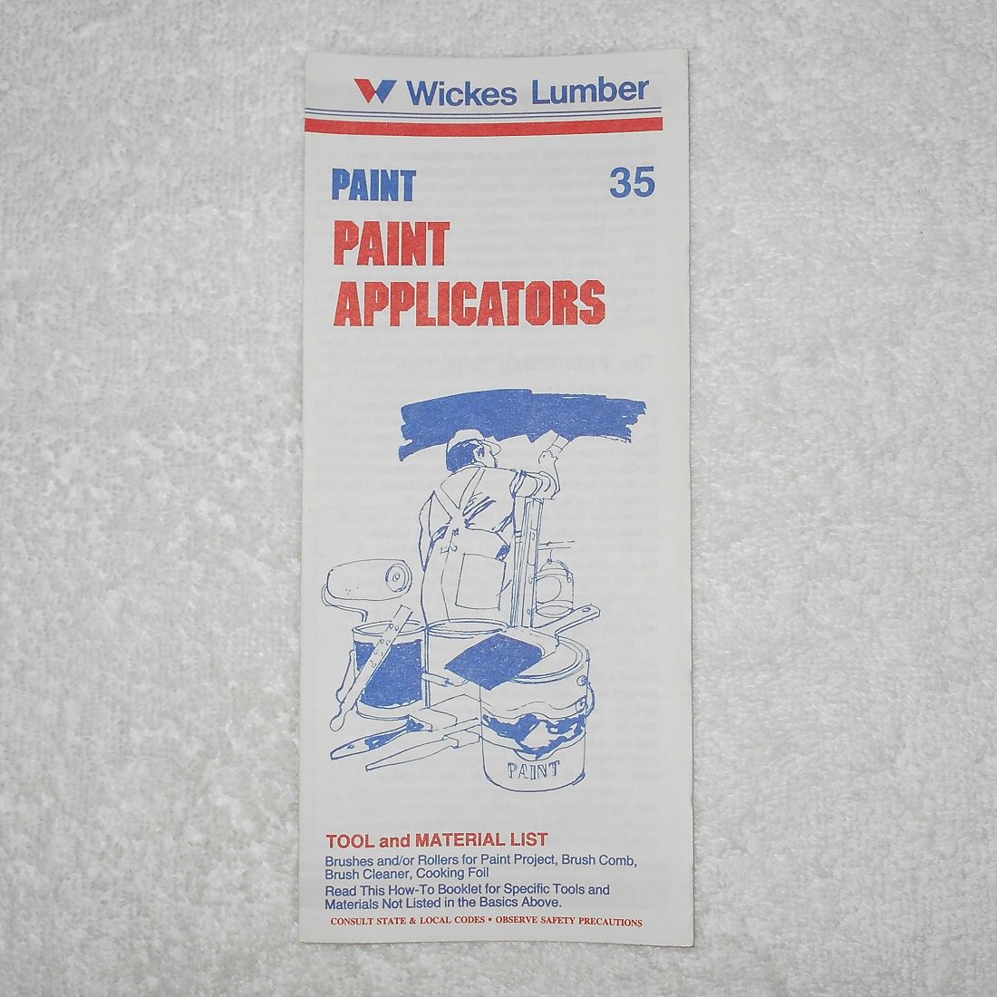 Wickes Lumber - How To Booklet 35 - Paint Applicators - Paint - USA
