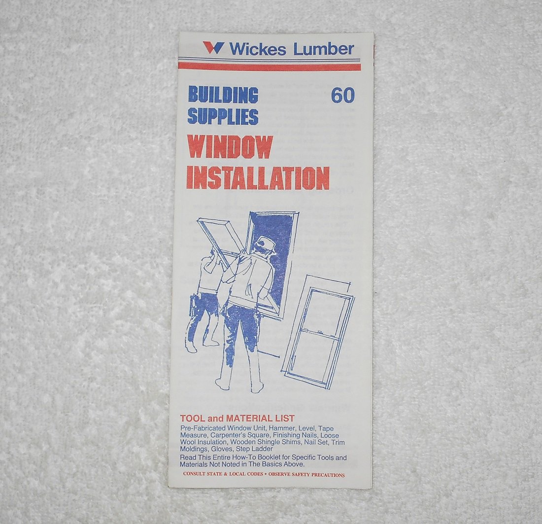 Wickes Lumber - How To Booklet 60 - Window Installation - Building ...