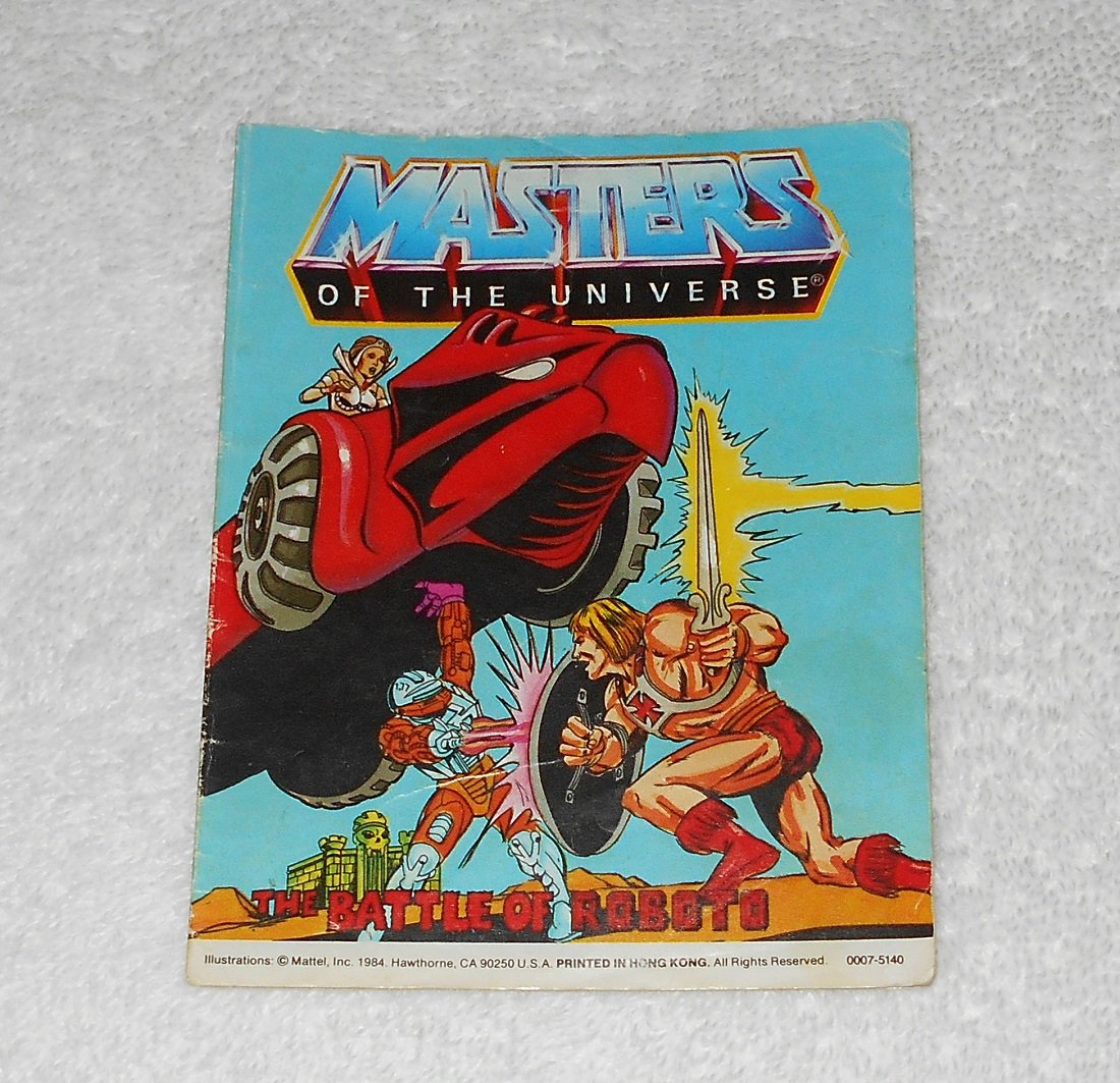 The Battle Of Roboto Mini Comic - MOTU Masters Of The Universe - Mattel ...