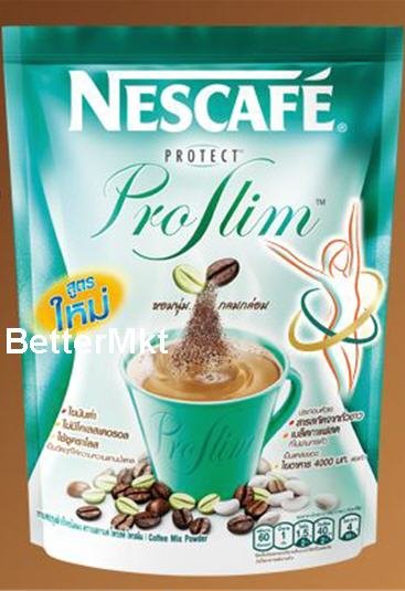 NESCAFE PROTECT PROSLIM Instant Coffee Mix 10 sticks Diet Slim Weight ...