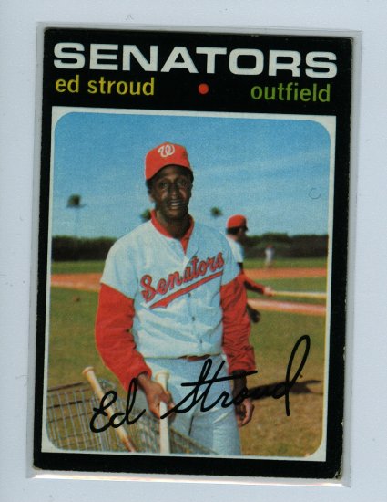 1971 Topps Baseball #217 Ed Stroud VG/EXMT