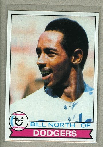 1979 Topps Baseball #668 Bill North Dodgers Pack Fresh